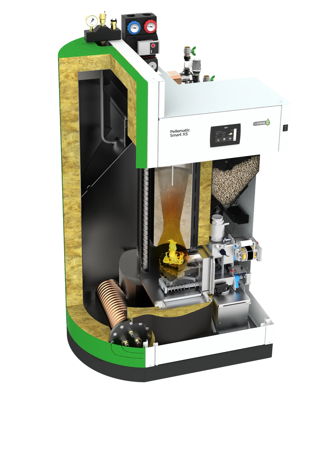 Pellets-Brennwertkessel: Pellematic XS (10-18 kW) » ÖkoFEN Pelletheizung